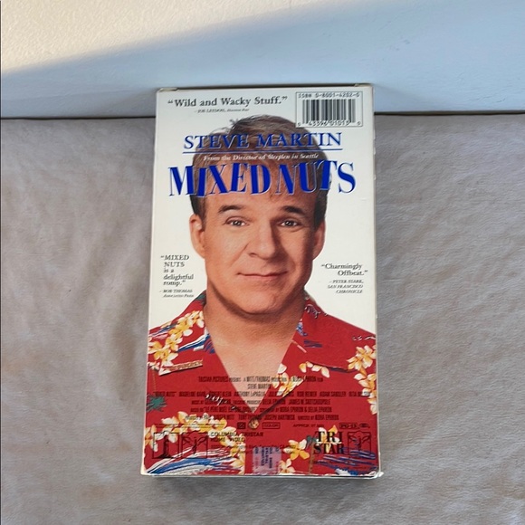 Media | Steve Martin Mixed Nuts Vhs Tape 1995 Vintage Comedy Movie Film ...